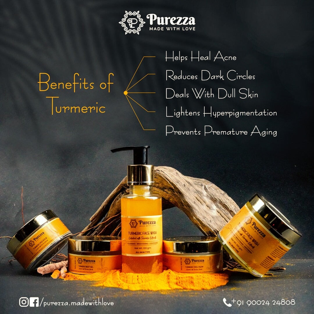 Buy Turmeric Skincare Products | Handmade and Natural | Purezza – Purezza - Made With Love